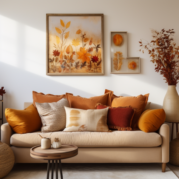 Summer to Fall Transition Decor: Autumn Cushions & Pillows
